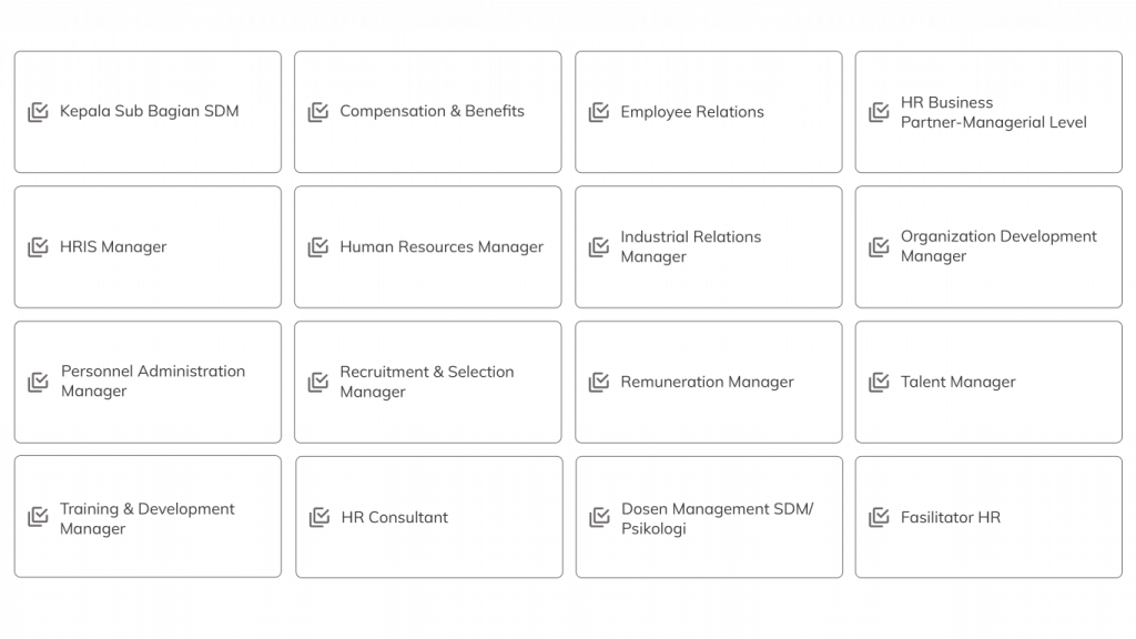 HR Manager BNSP - Proxsis HR