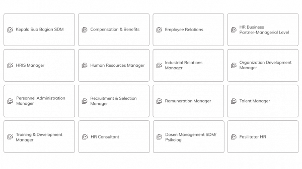 HR Manager BNSP - Proxsis HR