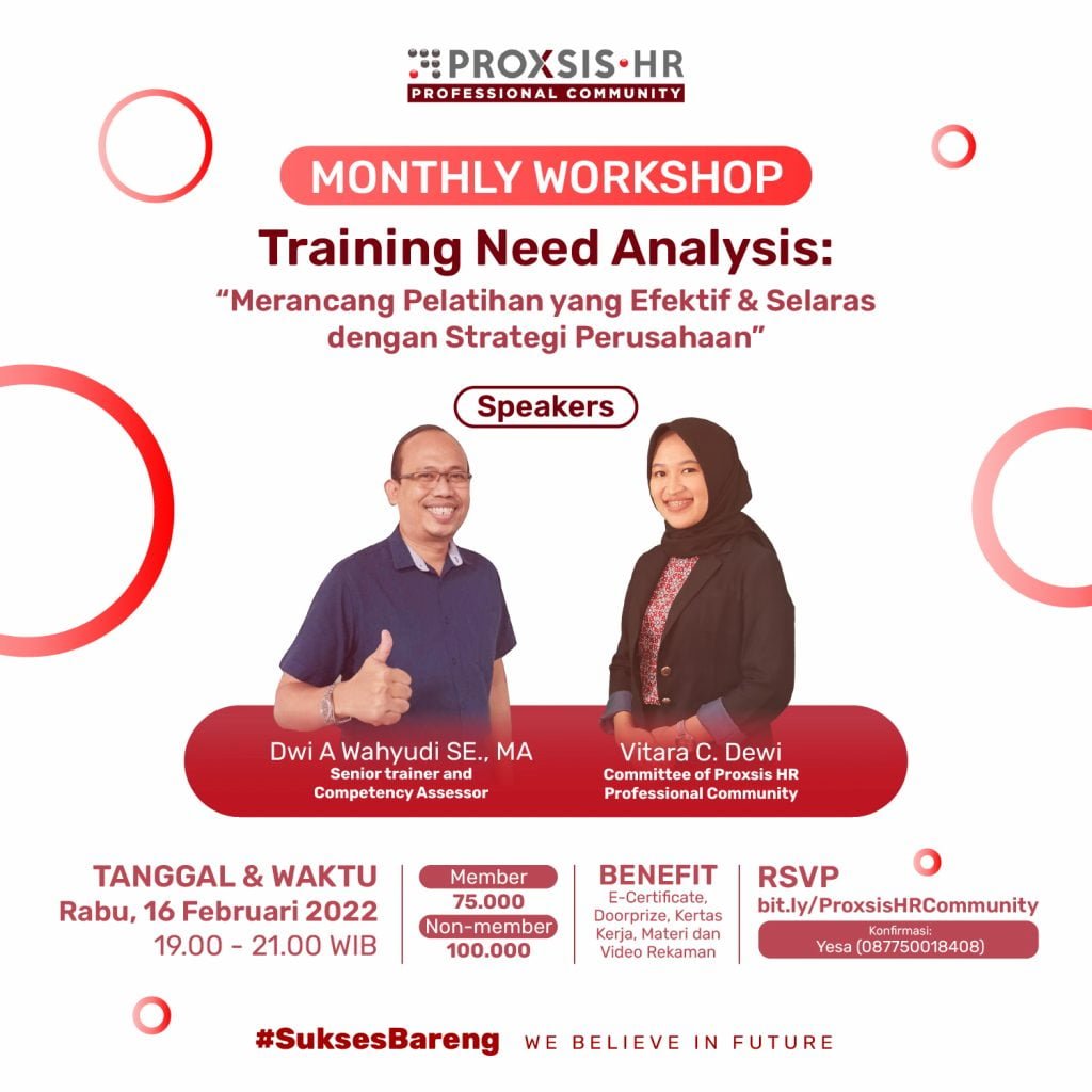 Monthly Workshop - Training Need Analysis - Proxsis HR